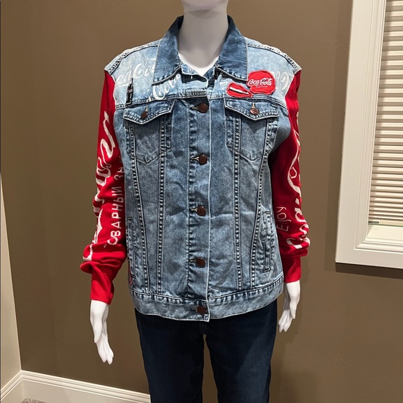 Coca Cola | Jackets & Coats | Coca Cola Denim Jacket | Poshmark